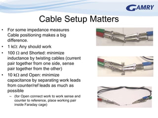 Electrochemical Impedance Spectroscopy System Check | PPTX