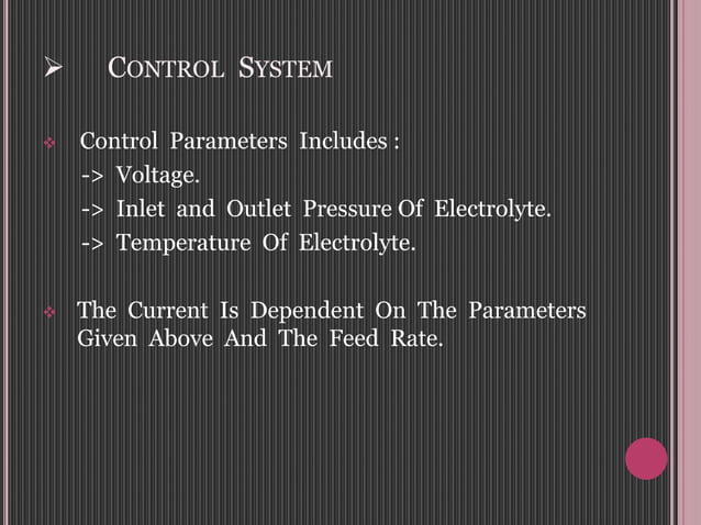 Electro chemical machining | PPTX | Chemistry | Science