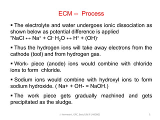 Electro chemical machining | PDF
