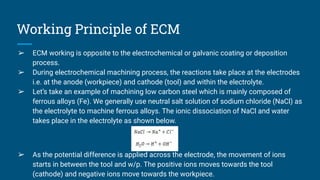 Electro chemical machining (1) | PPT
