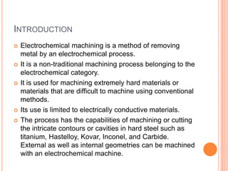 Electrochemical machining (ECM) | PPT