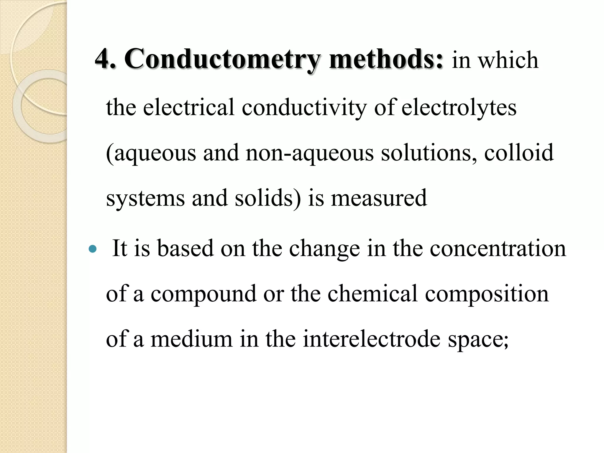 Electrochemical method of analysis | PDF