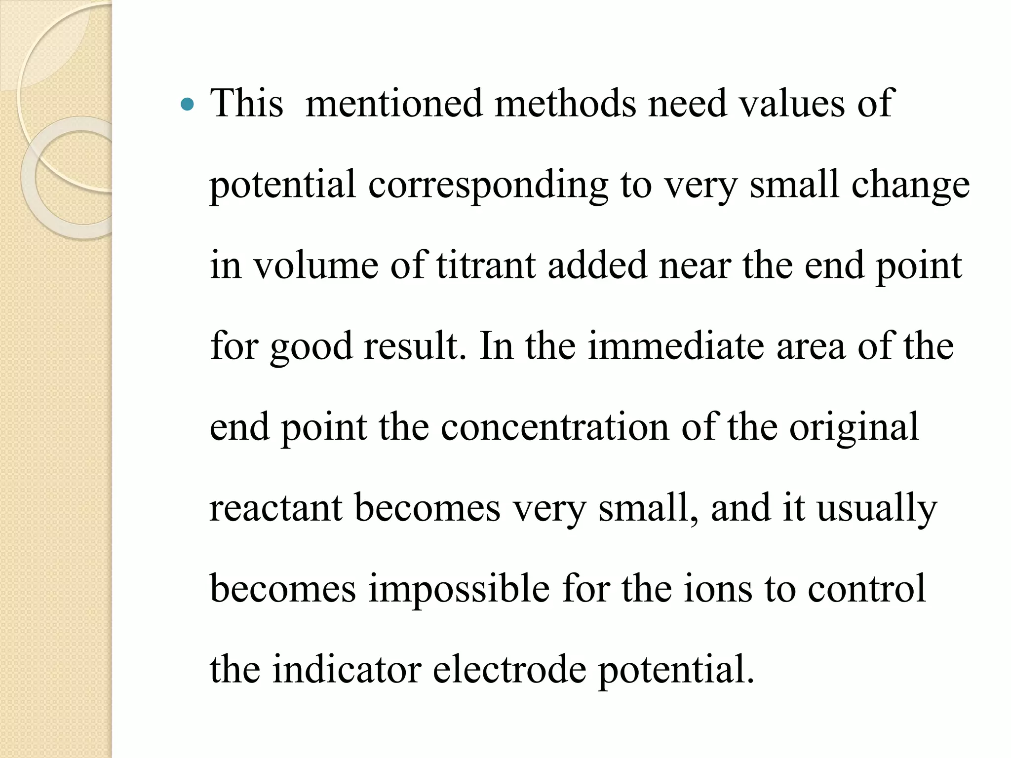 Electrochemical method of analysis | PDF