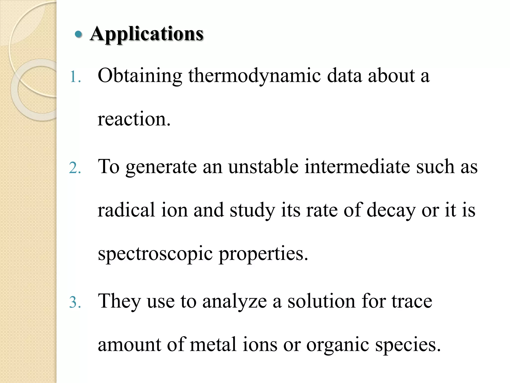 Electrochemical method of analysis | PDF