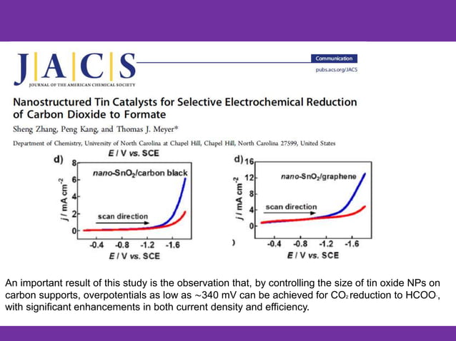 Electrochemical reduction of Carbon Dioxide | PPTX | Commodities | Economy