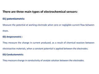 Electrochemical sensor 01 mm 717 iit b 2016 | PPTX