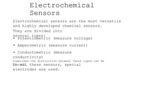 Basic Principle of Electrochemical Sensor | PPTX