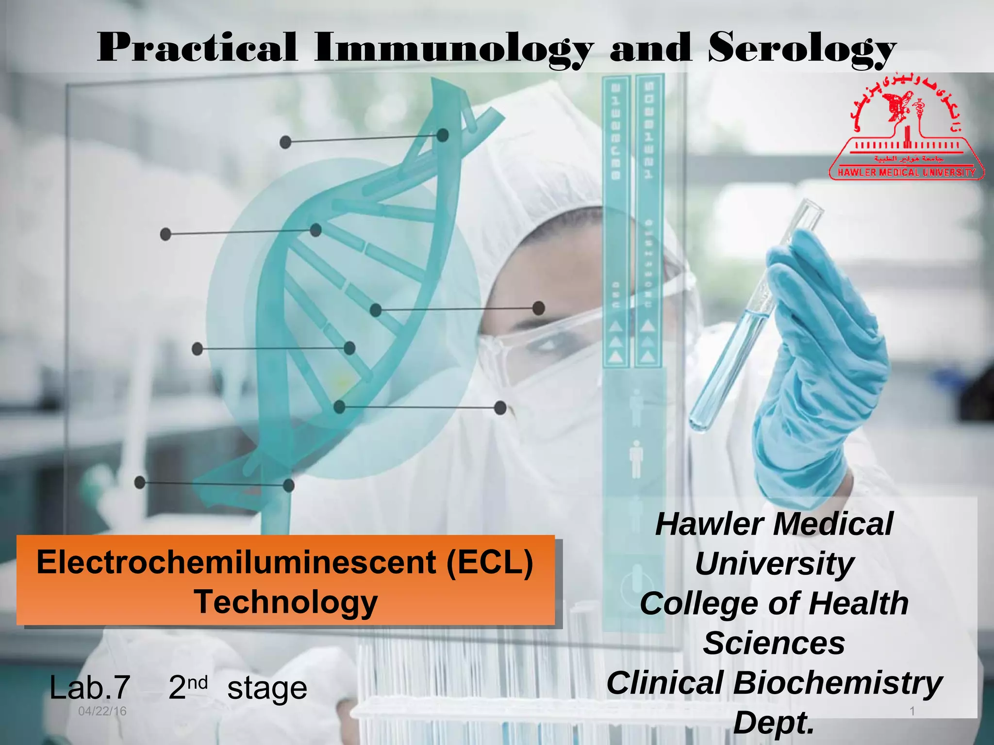 Electrochemiluminescent (ecl) | PPT