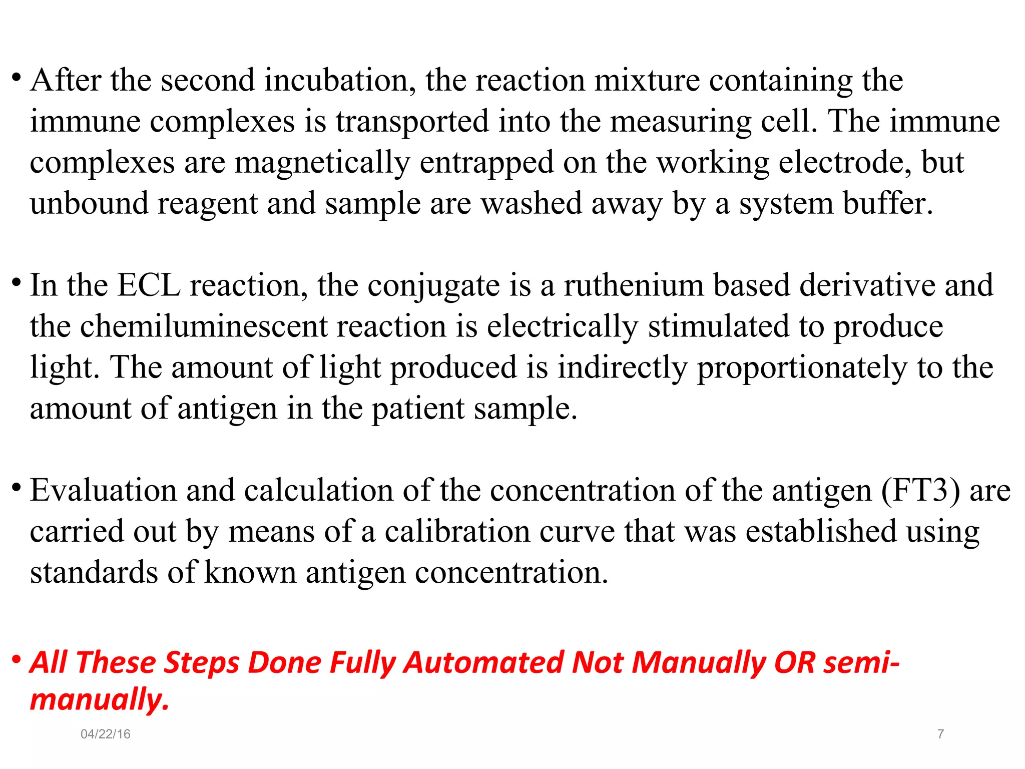 Electrochemiluminescent (ecl) | PPT
