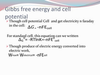 Electrochemistry | PPTX