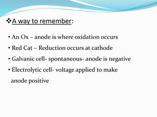 Electrochemistry | PPTX