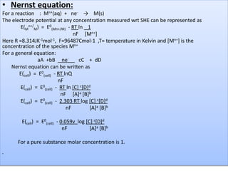 Electro chemistry | PPTX