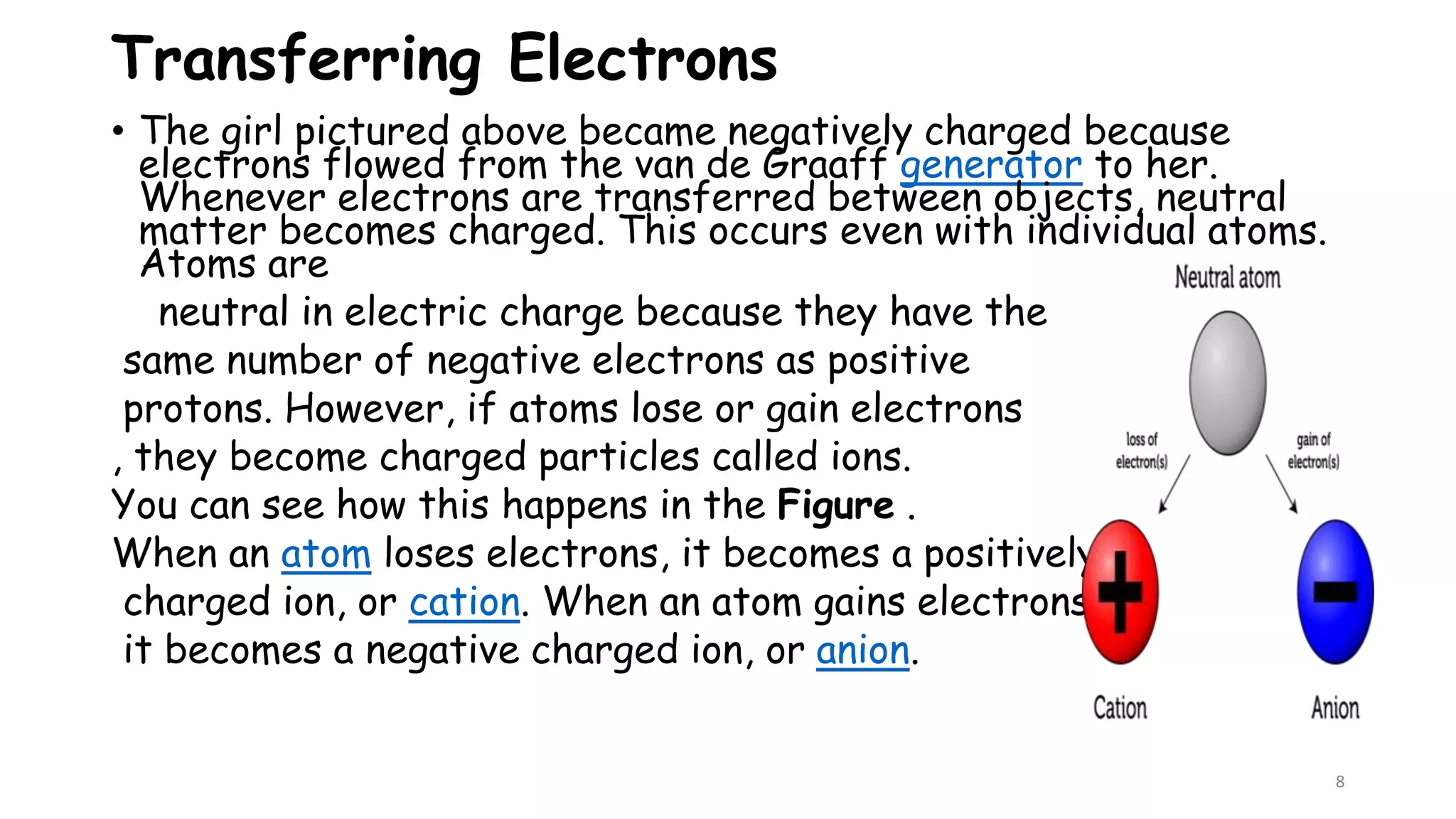 charge transfer process in the presence and absence of electric field | PPT