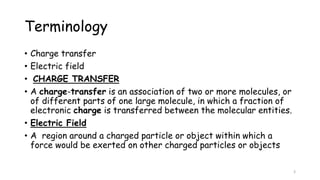 charge transfer process in the presence and absence of electric field | PPT