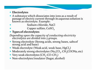 Electrochemistry | PPTX | Chemistry | Science