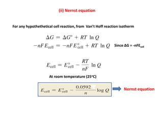electrochemistry.pptx | Chemistry | Science
