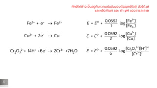 เคมีไฟฟ้า (Electrochemistry) | PDF