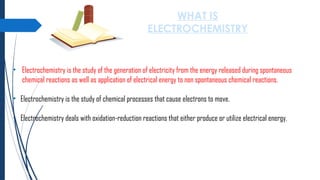 ELECTROCHEMISTRY.pptx used in daily life | PPTX