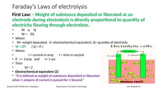 electrochemistry & Intro, Faraday's Laws | PPTX | Chemistry | Science