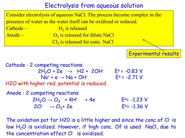 Electrochemistry Introduction electrochemical cells | PPT
