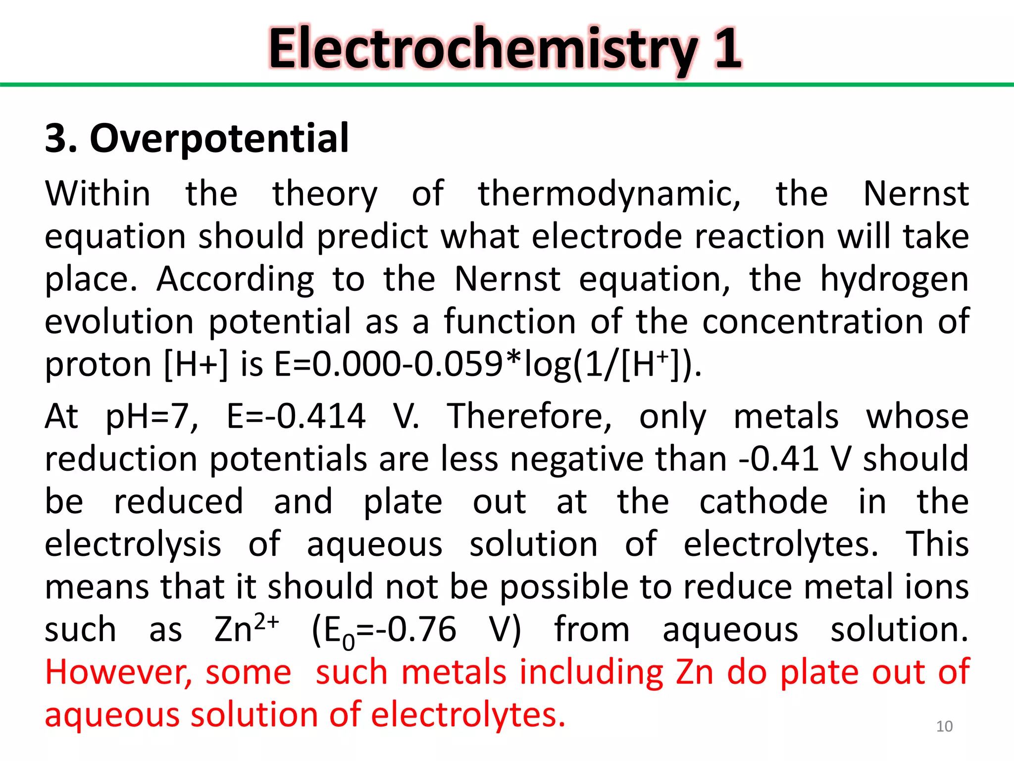 Electrochemistry 1 the basic of the basic | PPTX