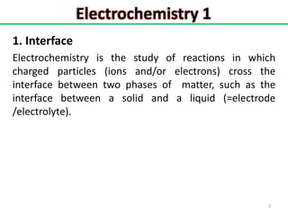 Electrochemistry 1 the basic of the basic | PPTX