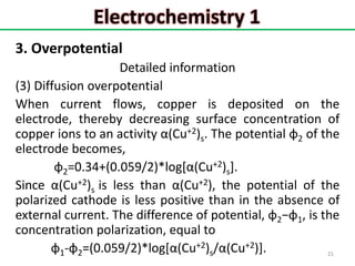 Electrochemistry 1 the basic of the basic | PPTX