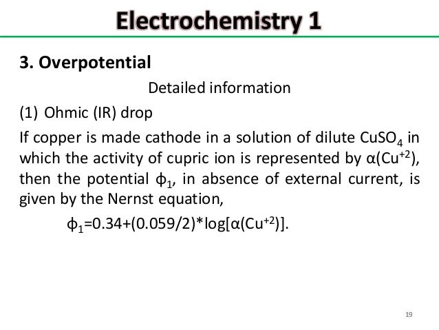 Electrochemistry 1 the basic of the basic