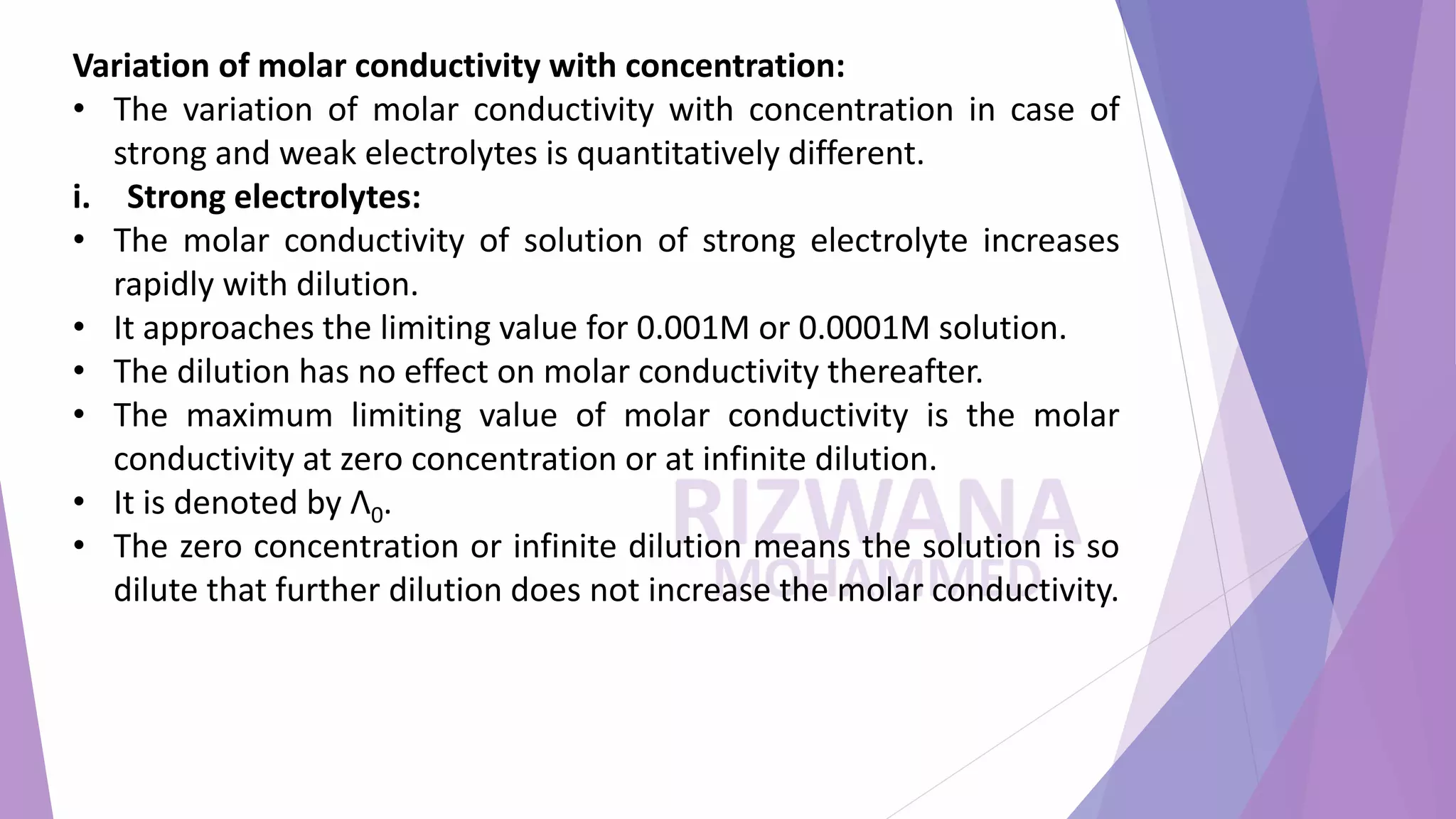 2nd Lecture on Electrochemistry | Chemistry Part I | 12th Std | PDF