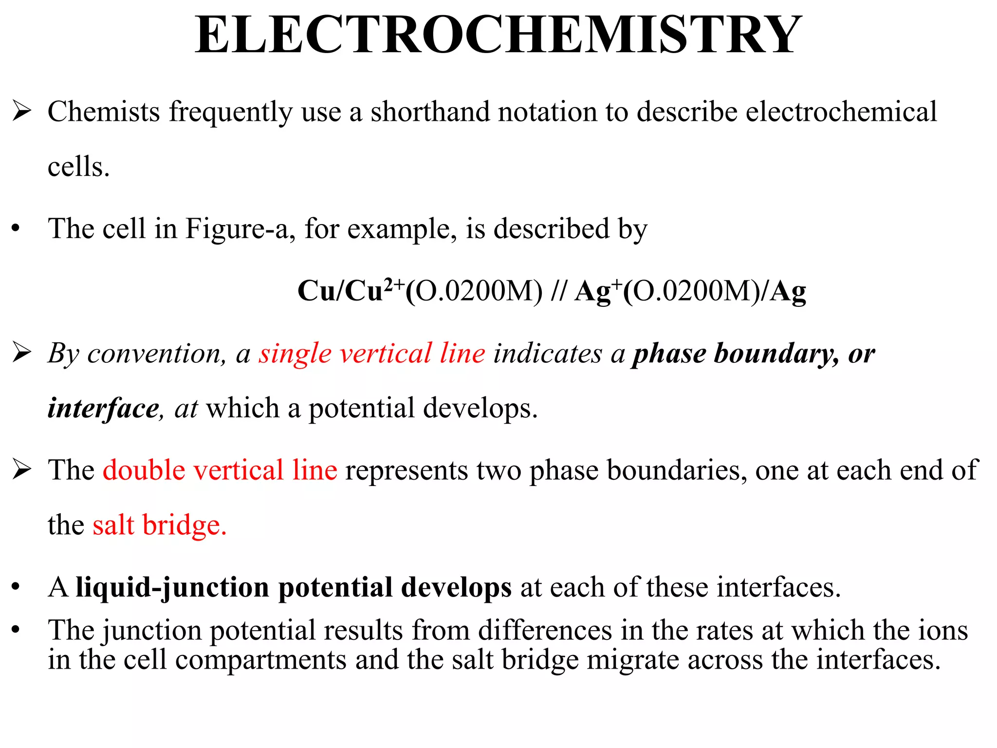 Electrochemistry chapter 1 | PPTX
