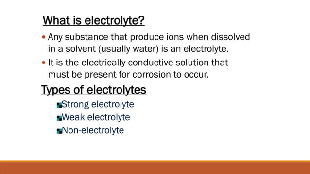 Electrochemistry ( electrolyte solution).pptx | Chemistry | Science