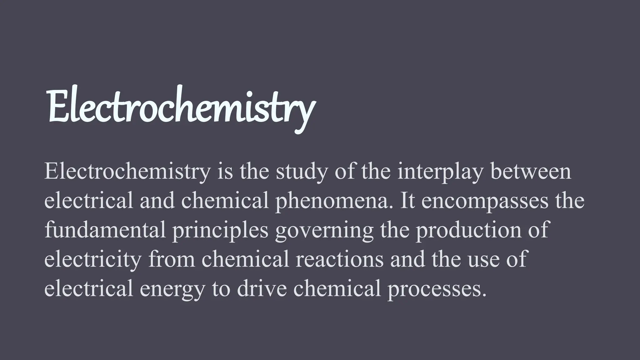 Electrochemistry_PPT.pptx............... | PPTX
