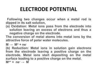 Electrochemistry PPT class 12 CBSE BOARD | PPTX