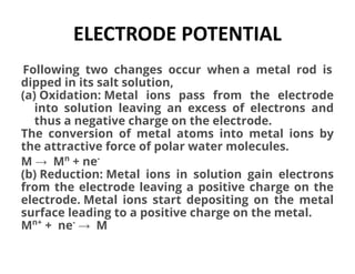 Electrochemistry PPT .pdf, chemistry for jee neet etc, electrochemical ...