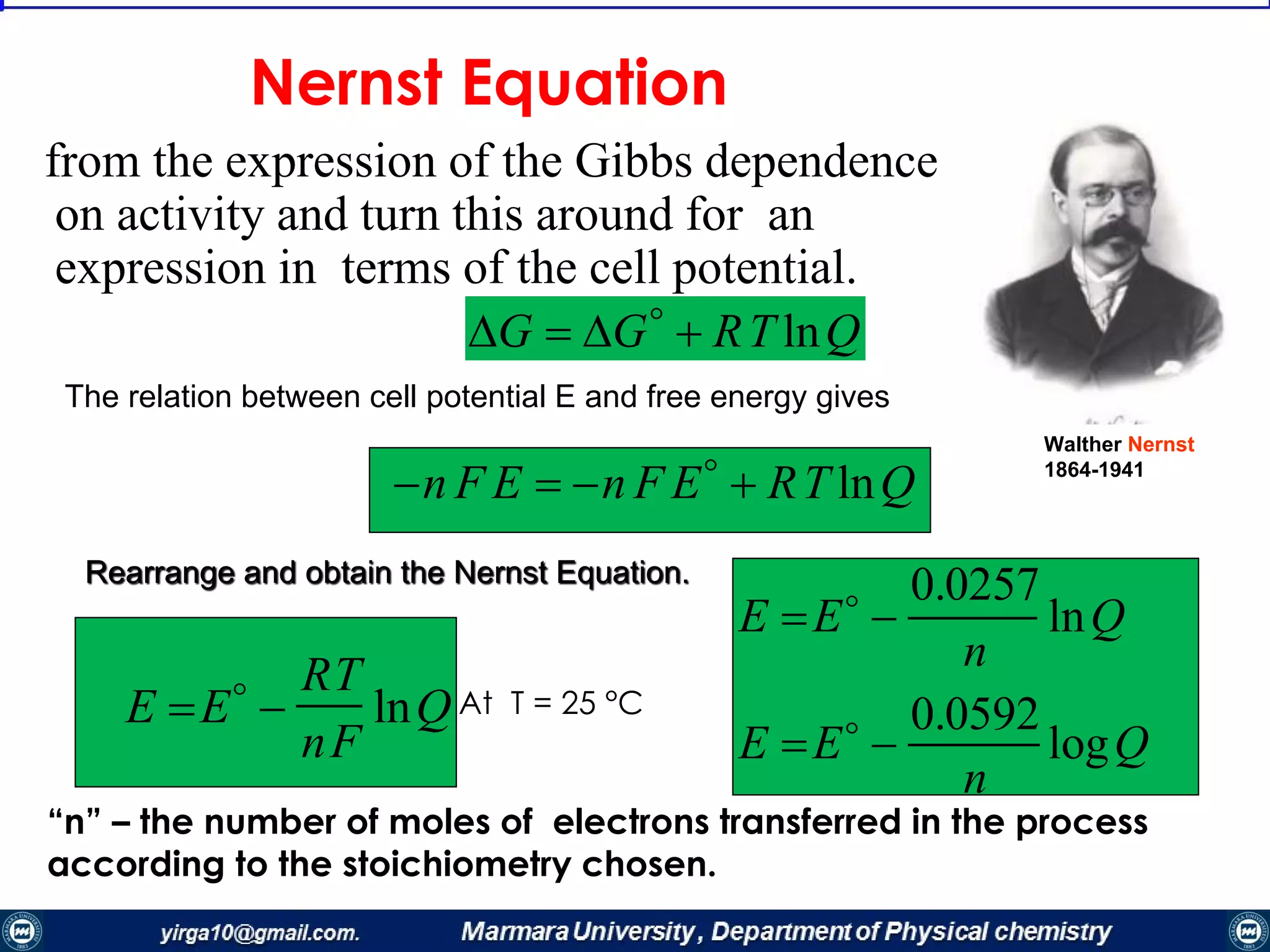 Electrochemistry | PDF