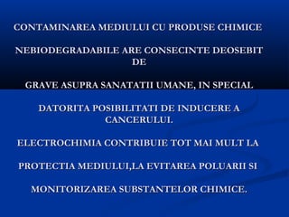 Electrochimiapentruunmediucurat | PPT