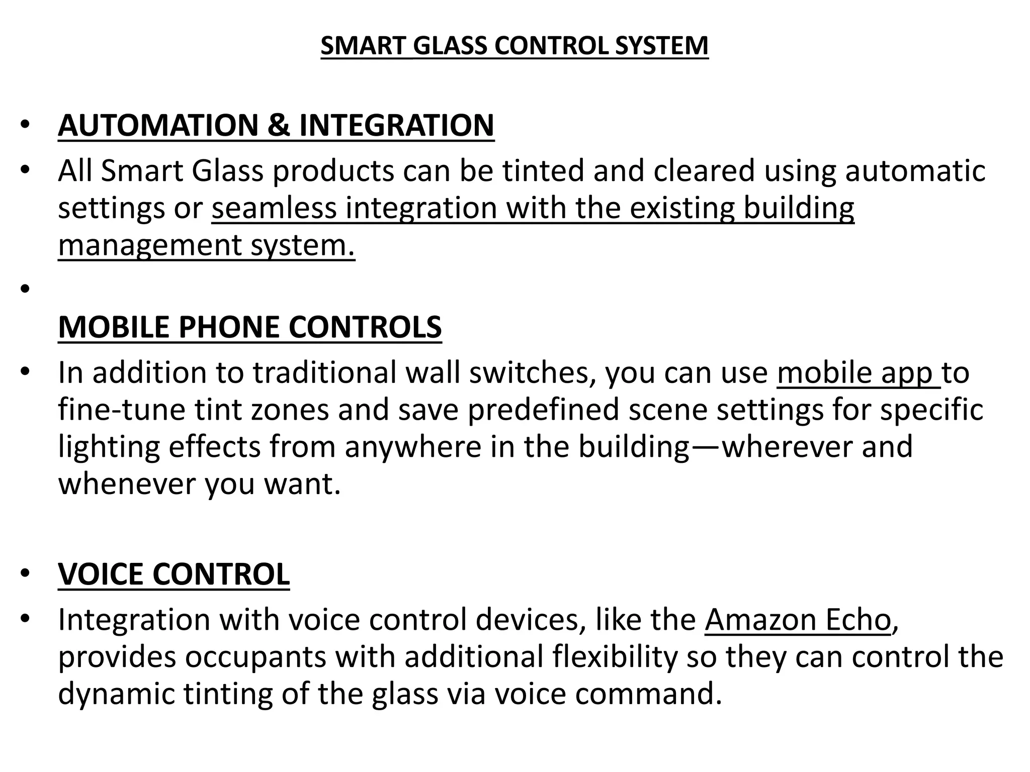 Structural Glazing System- Electrochromic (“Smart Glass”) Facade ...