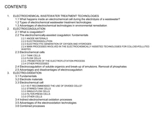 Electrocoagulation electrooxidation | PPS