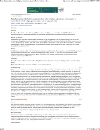 Electro-Convulsiometer article 1 | PDF