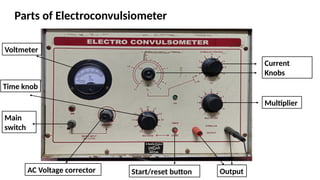 Standard Operating Procedure of Electroconvulsiometer | PPT