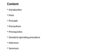 Standard Operating Procedure of Electroconvulsiometer | PPT