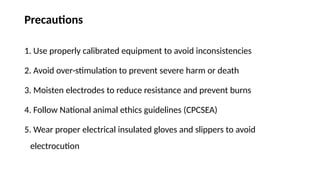Standard Operating Procedure of Electroconvulsiometer | PPT