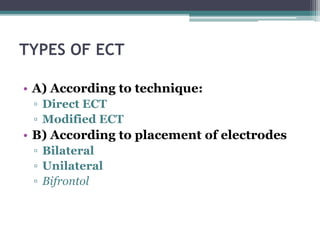Electroconvulsive therapy | PPTX
