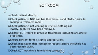 Electroconvulsive therapy | PPTX