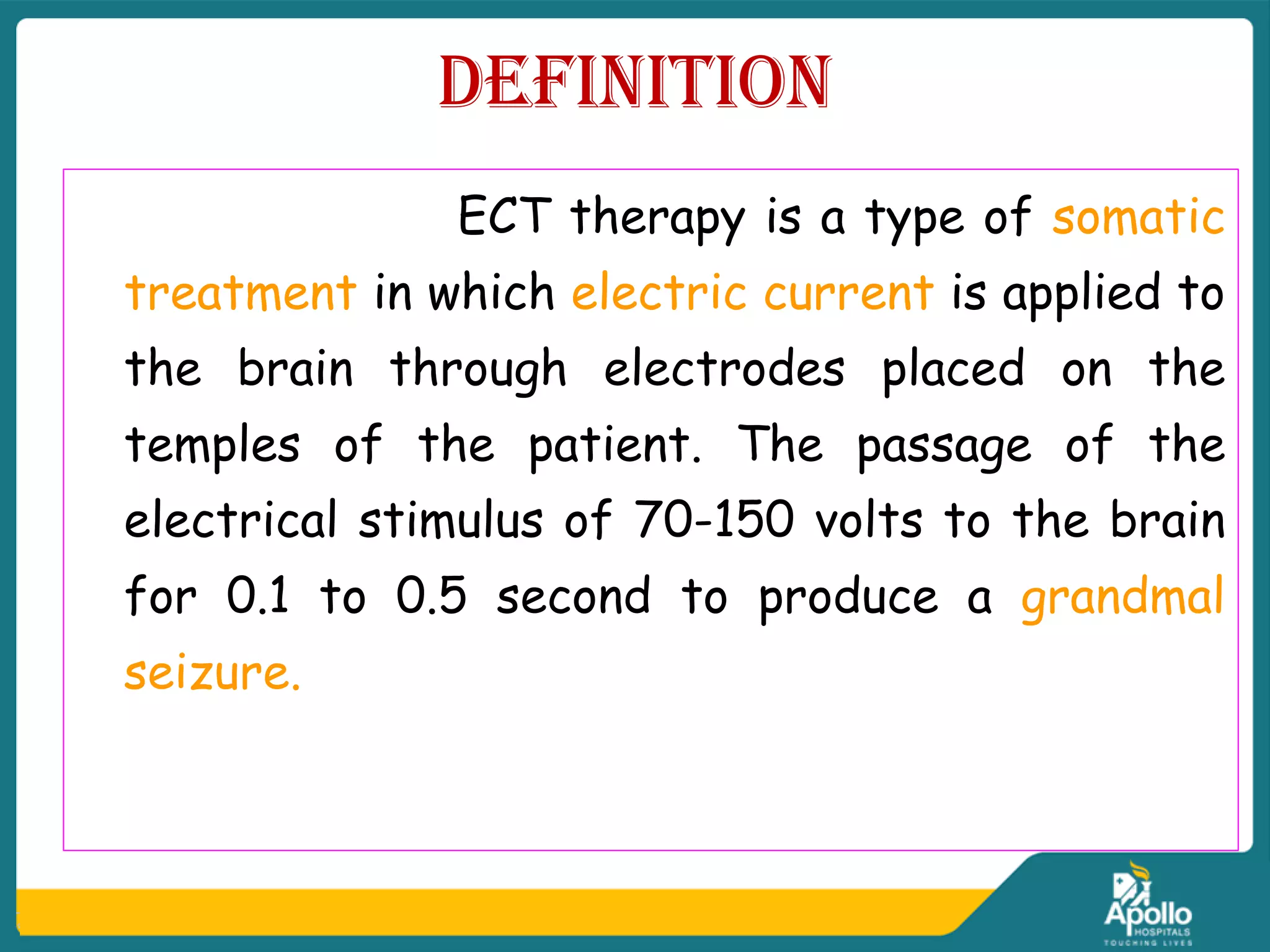 Electroconvulsive therapy | PPTX