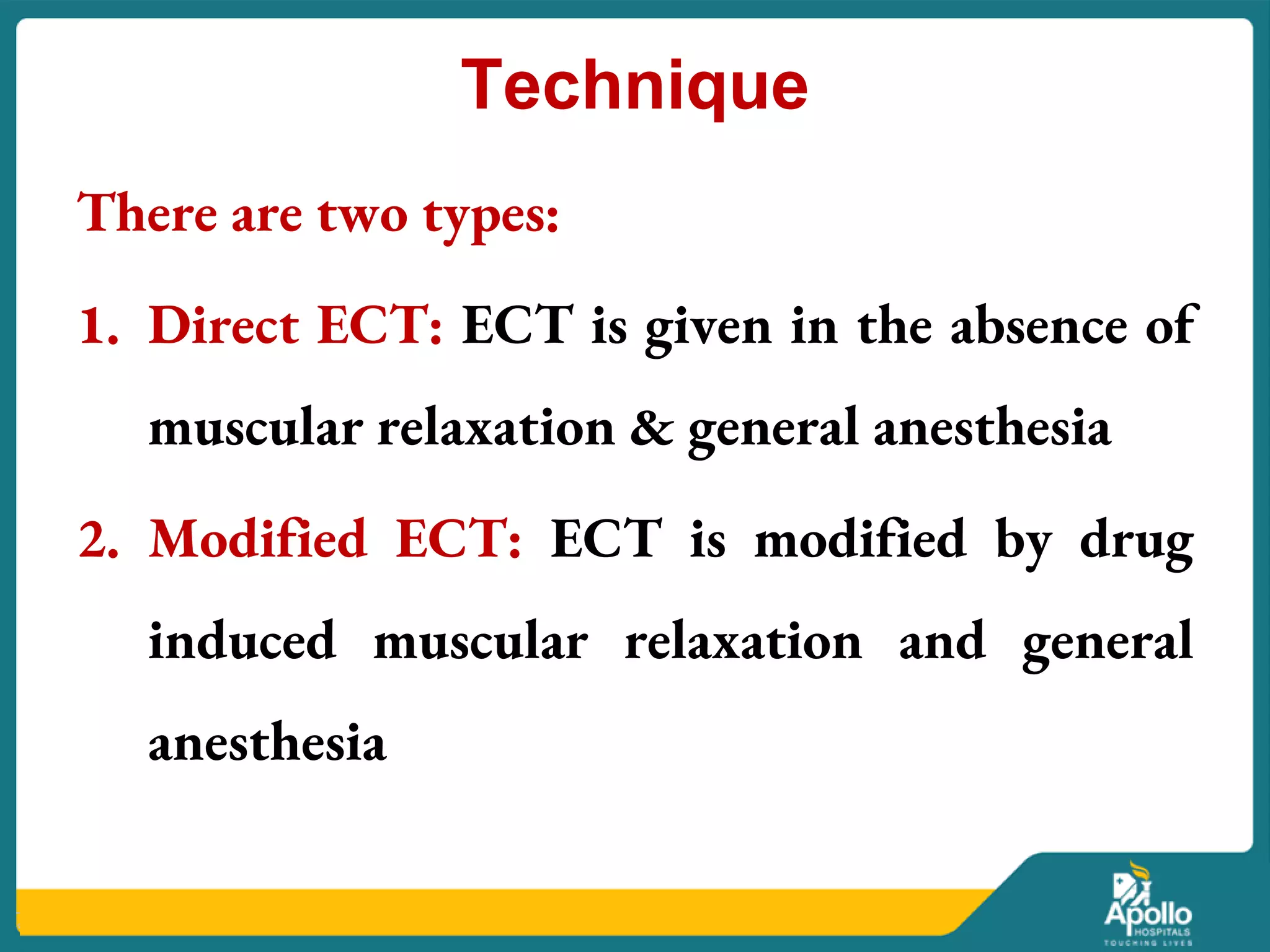 Electroconvulsive therapy | PPTX