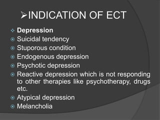 Electro convulsive therapy | PPTX