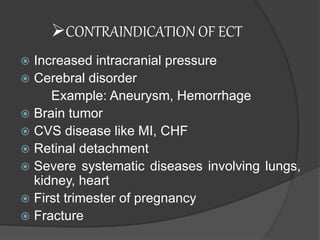 Electro convulsive therapy | PPTX