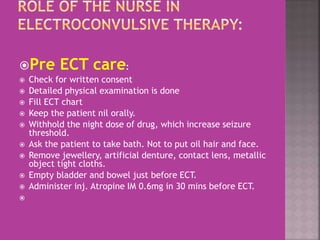 Electroconvulsive therapy | PPTX | First Aid | Injuries