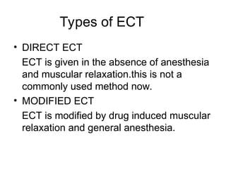 Electroconvulsive therapy.ppt in mental health nursing | PPT